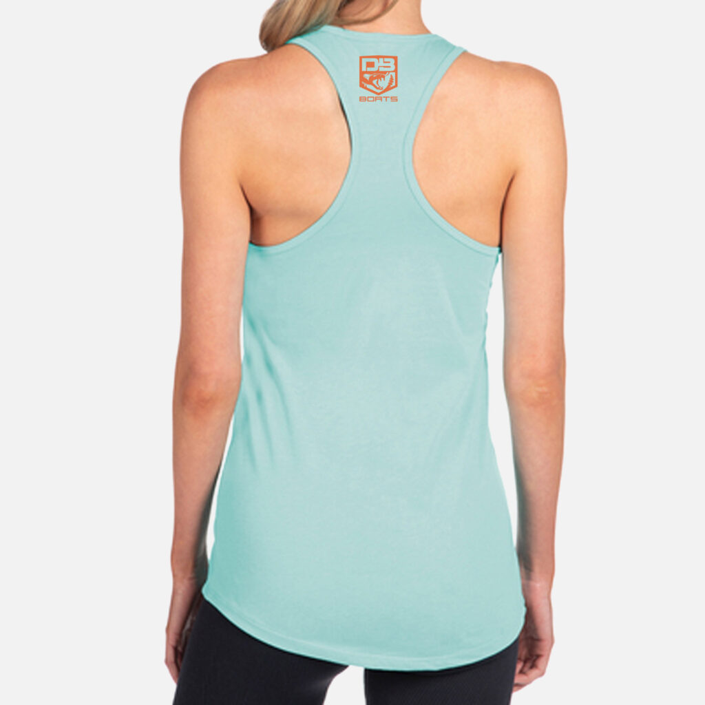 DB Boats Logo Teal Tank Top – Diamondback Boatworks